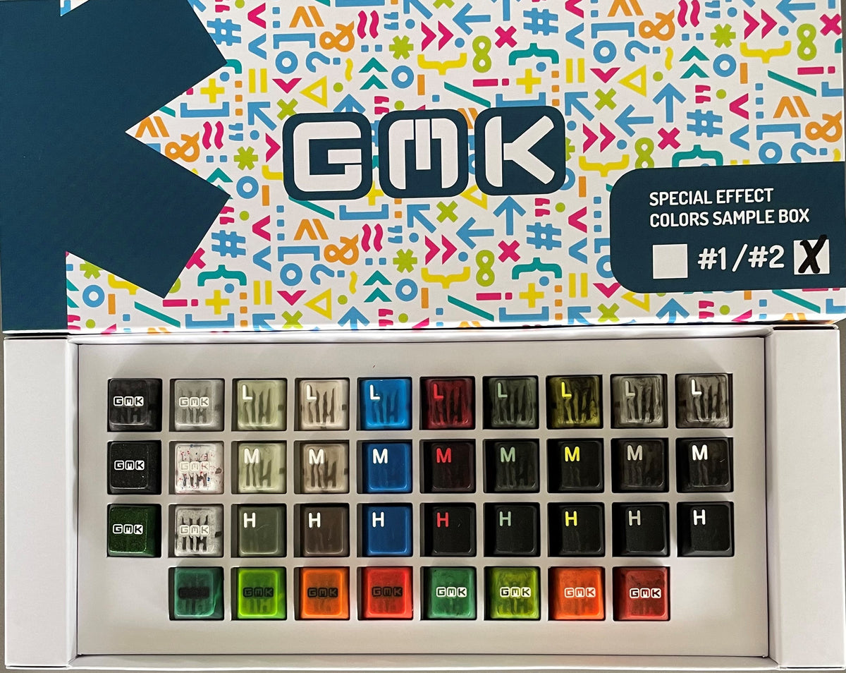GMK Color Samples (New Kit) – KLC Hobbyists' Playground